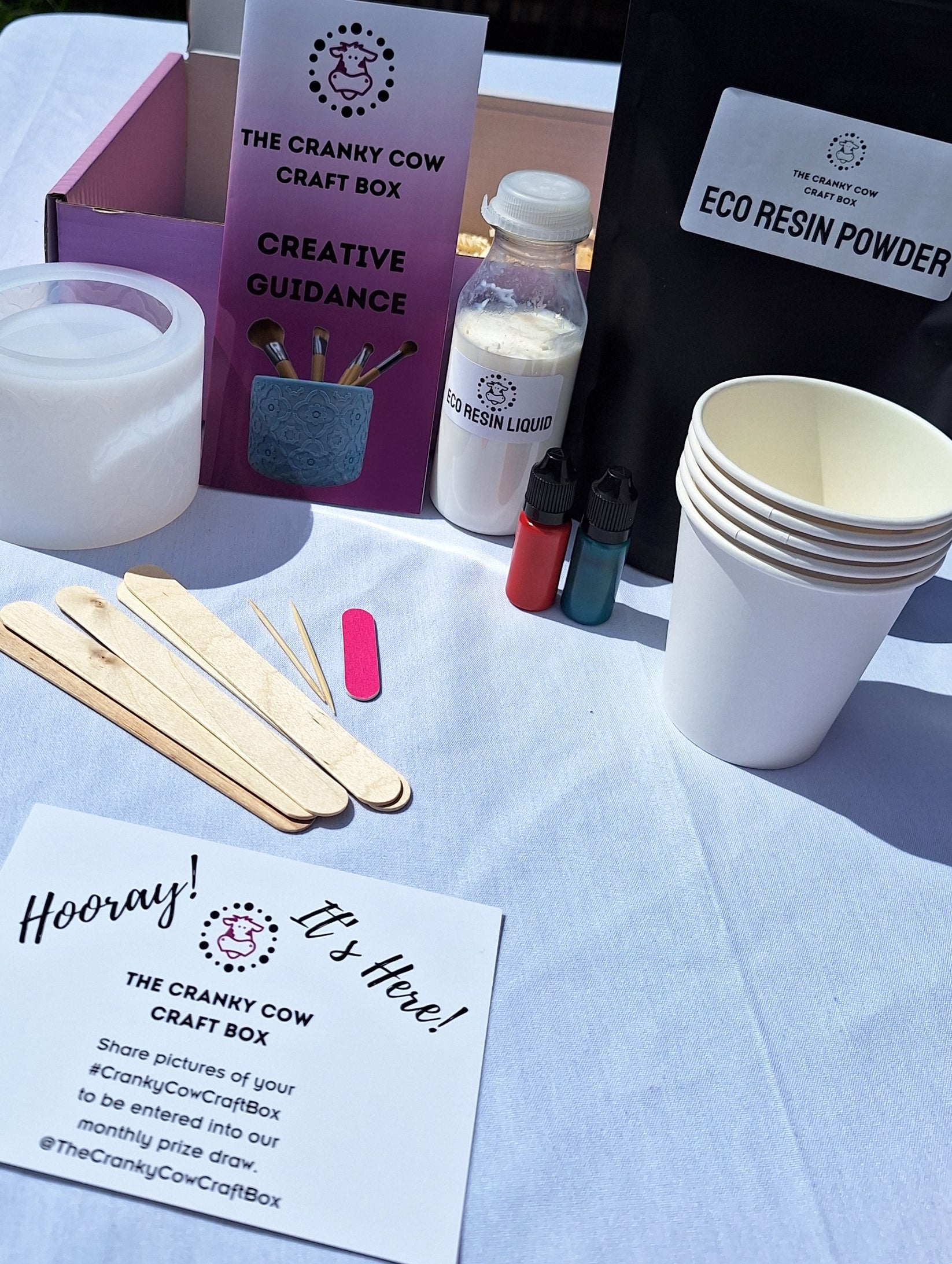 Eco Resin (Jesmonite) Moroccan Pot Craft Box – Cranky Cow Creations